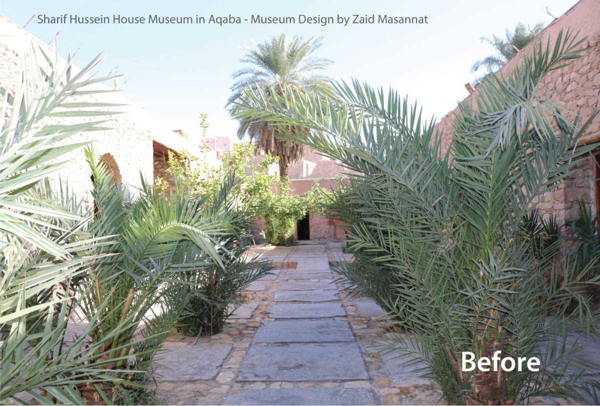 SHARIF HUSSEIN HOUSE MUSEUM IN AQABA - Schematic design by Zaid Masannat