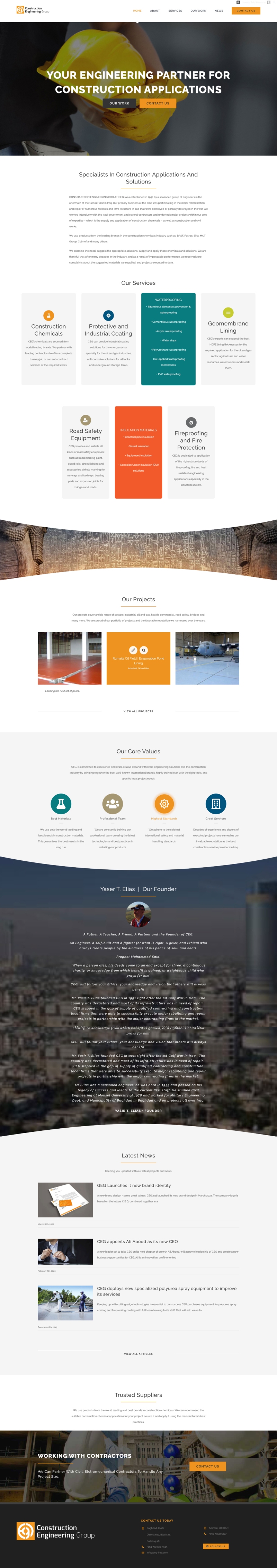 Construction Engineering Group (CEG) Branding - zCreations